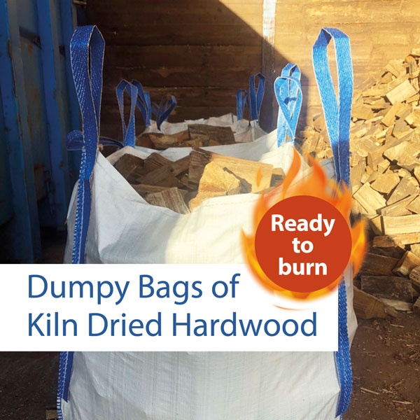 Large dumpy bag kiln dried hardwood – Thomson Sawmills